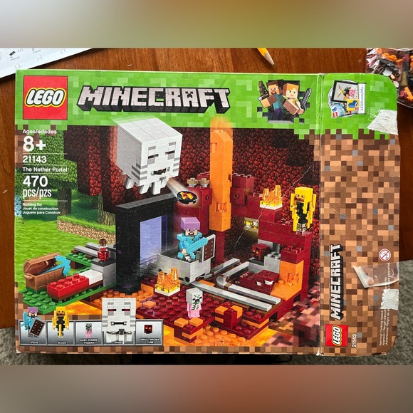 Lego | Toys | Lego Minecraft 2143 The Nether Portal | Poshmark